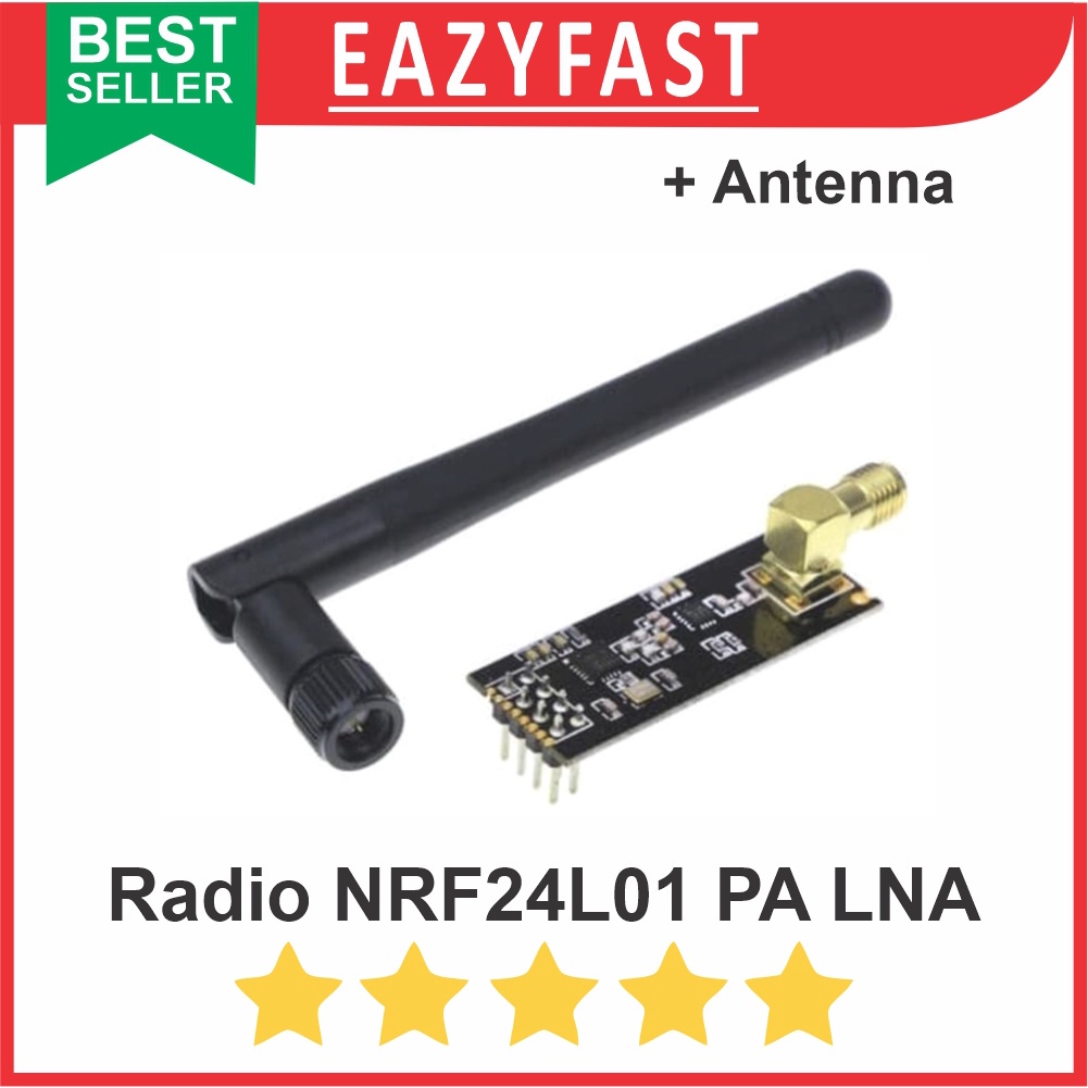 Jual NRF24L01 PA LNA 2.4Ghz Wireless Radio Tranceiver Long Range 1km ...