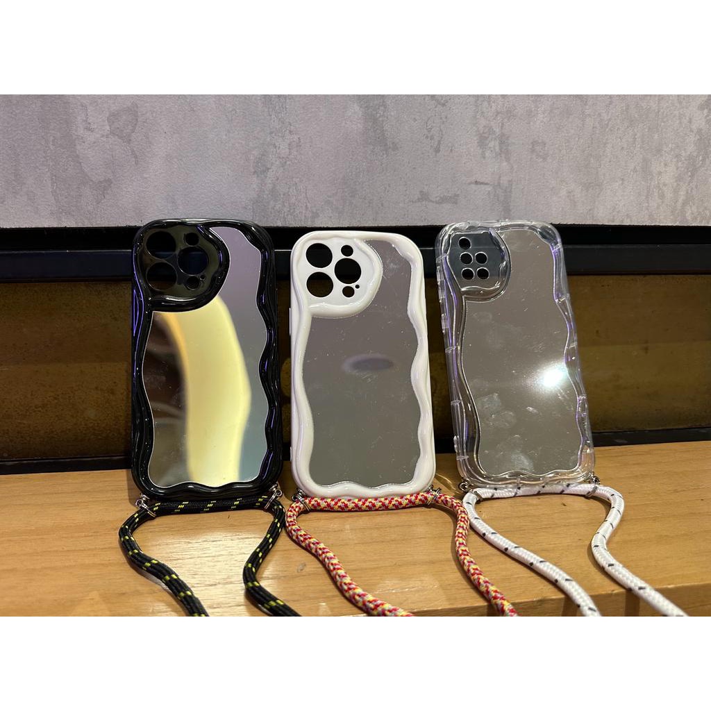 Jual SLING CASE COMPATIBLE FOR WAVE MIRROR IPHONE 7 8 11 12 13 14 15 ...