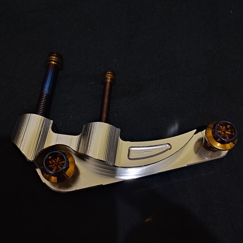 Jual PAKET BREKET YAMAHA MIO, FINO, XEON KALIPER MONOBLOK 4 PISTON BREMBO - NISIN + BAUT ...