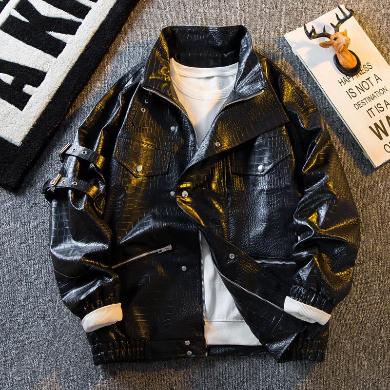 Jual Men's fashion brand explosive street motorcycle ruffian handsome ...