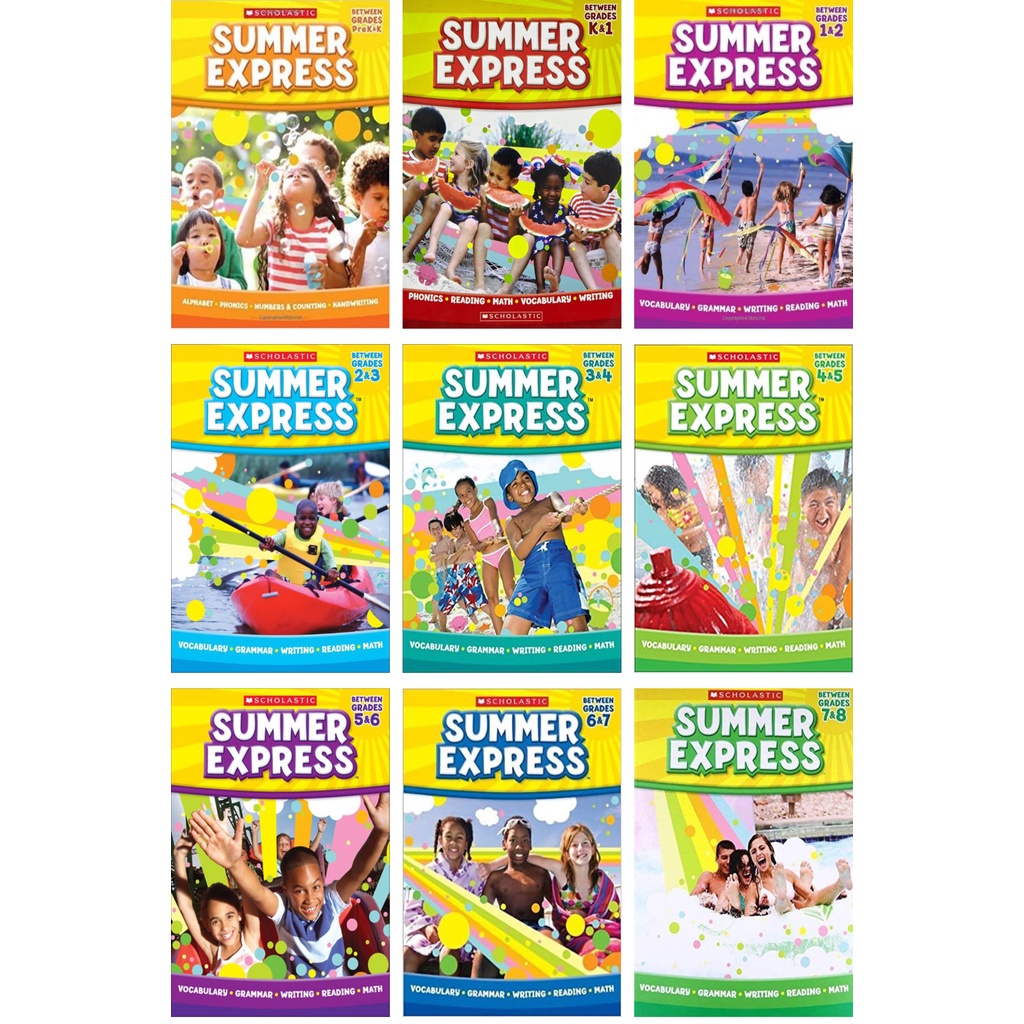 Jual Buku Summer Express Between Grades Pre-K&K 1 - 8 / Scholastic ...