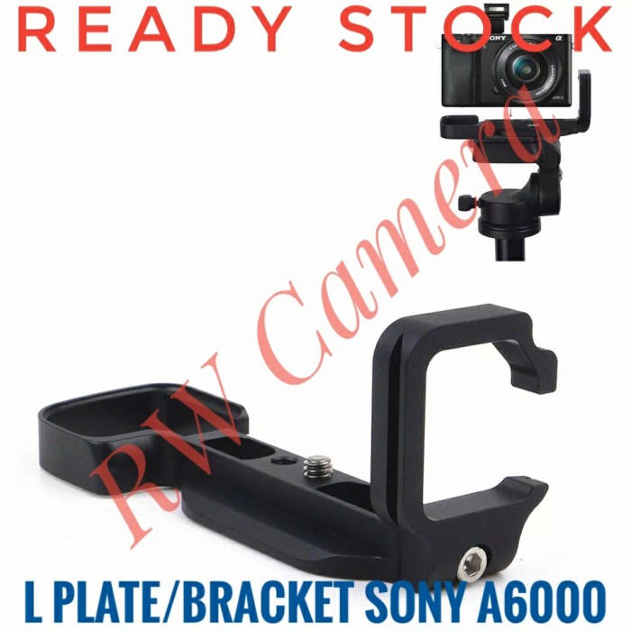 Jual L plate Sony A6000 Quick Release Plat A 6000 Vertikal Grip Lplat ...