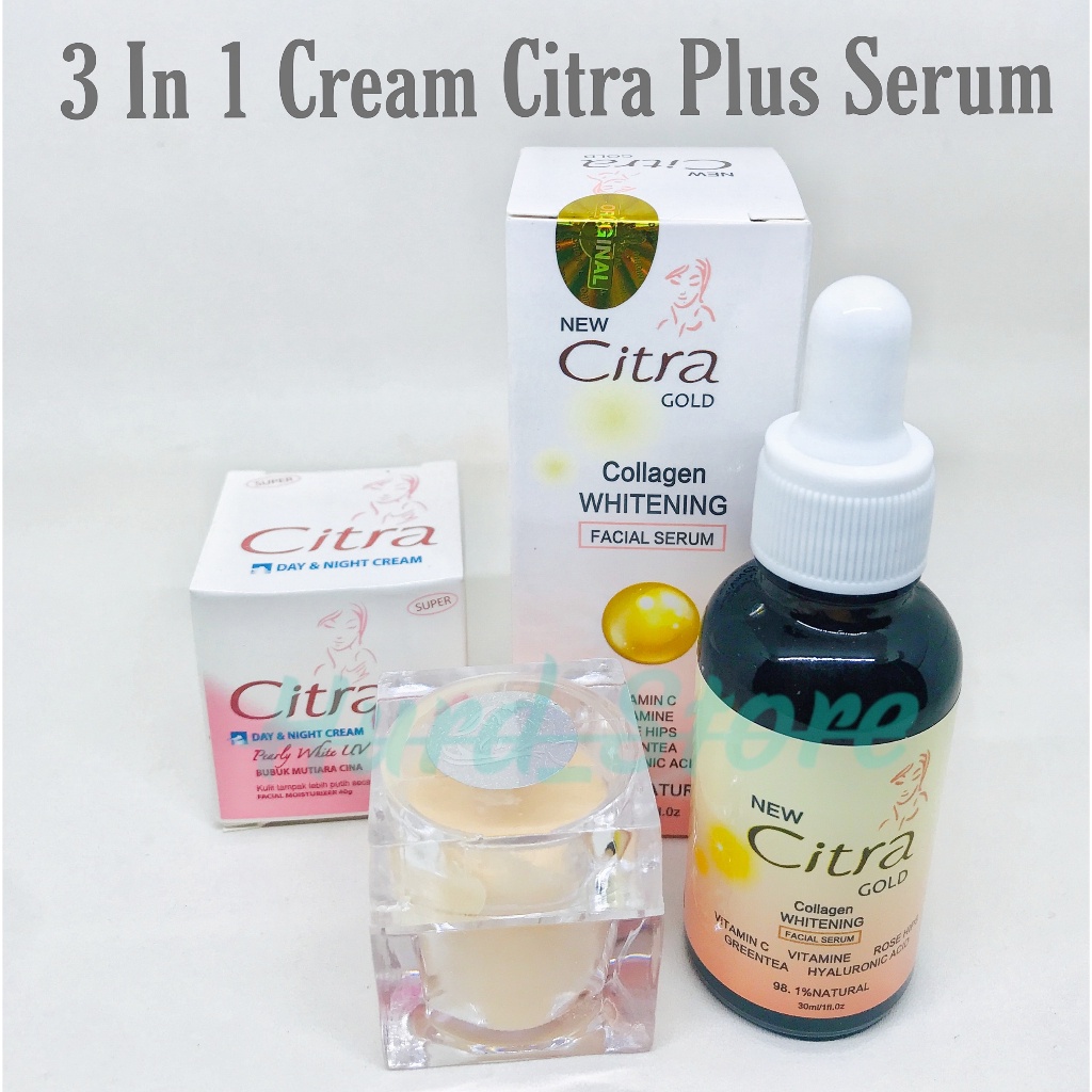 Jual HM_ Paket 2 In 1 Citra - Serum Citra 30ml Plus Cream Citra Super | Shopee Indonesia