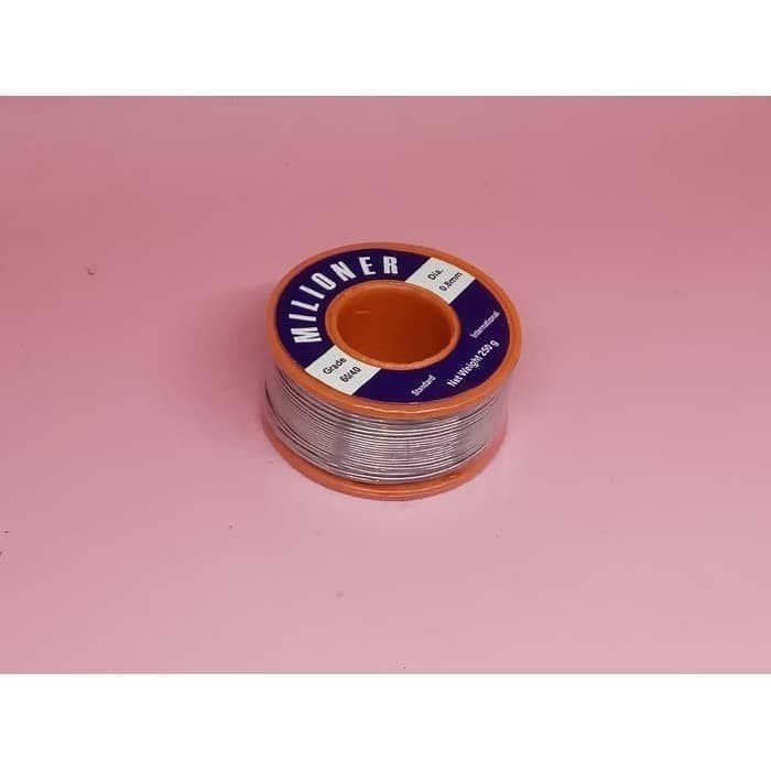Jual Timah Solder Merk Milioner 250g (1/4 Kg),.Timah Solder Merk ...