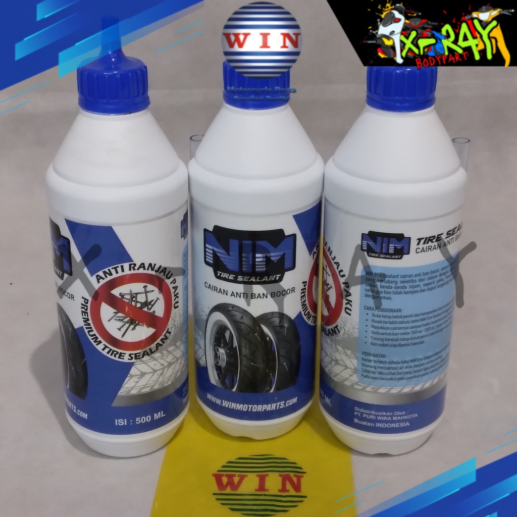 Jual NIM Tire Sealant 350 ml / 500 ml | cairan anti ban bocor / ranjau ...