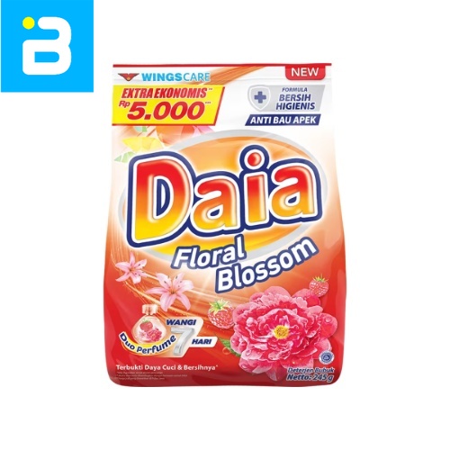 Jual Daia Deterjen Floral Blossom 245G | Shopee Indonesia