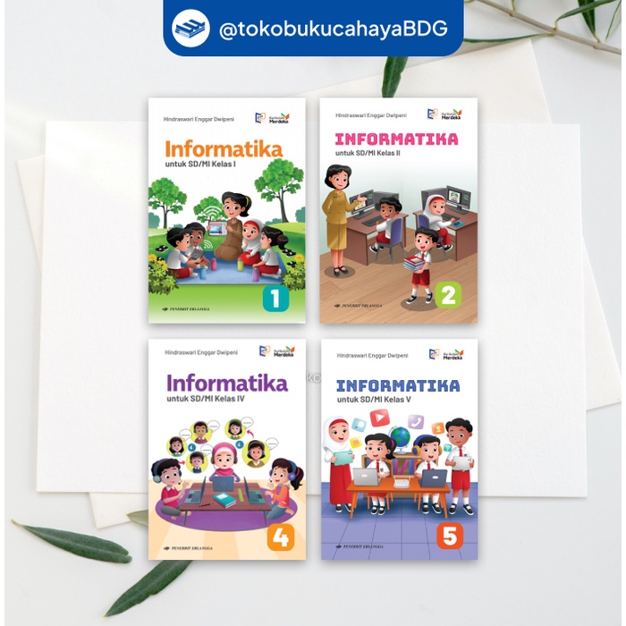 Jual BUKU INFORMATIKA KELAS 1-6 SD KURIKULUM MERDEKA ERLANGGA KURMER ...