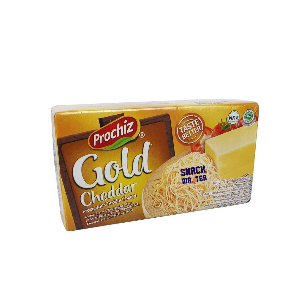 Jual Prochiz Gold Cheddar Blok - Netto 160 gr. | Shopee Indonesia