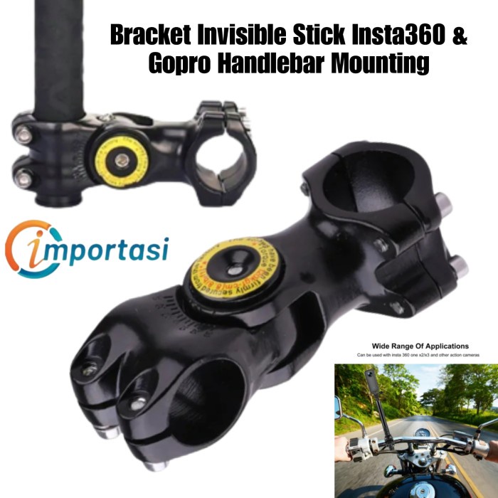 Jual Bracket Invisible Stick for Insta360 X4 X3 X2 Gopro Max 13 12 11 ...