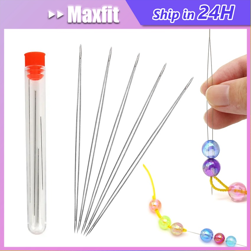 Jual 5Pcs/Set Jarum Manik-Manik Lentur Mote Handmade Diy Perhiasan ...