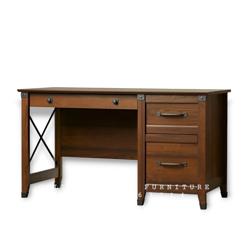 Jual meja kantor meja kerja guru minimalis modern meja belajar kayu ...