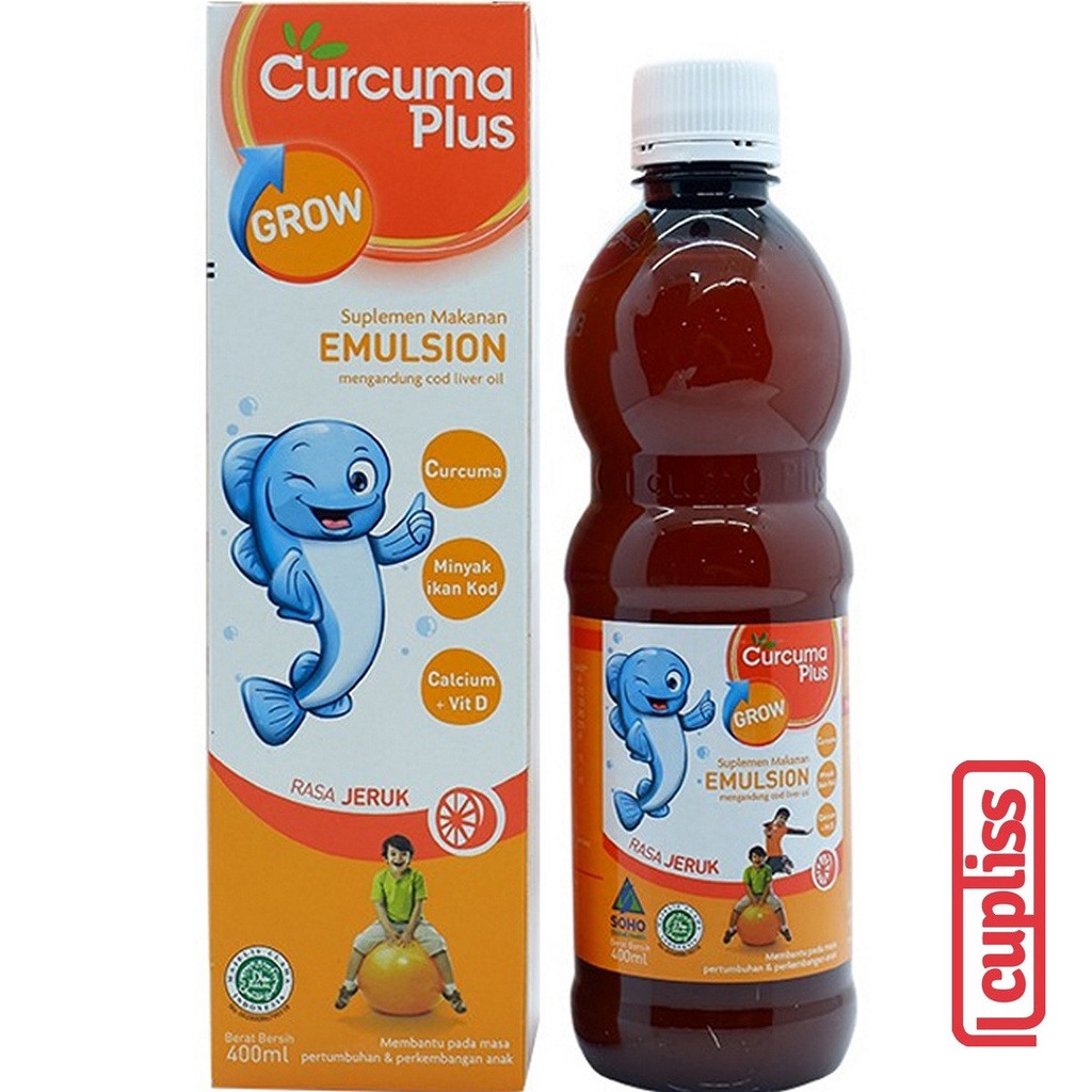 Jual Curcuma Plus Grow Orange 200ml Multivitamin Syrup 200 ml | Shopee ...
