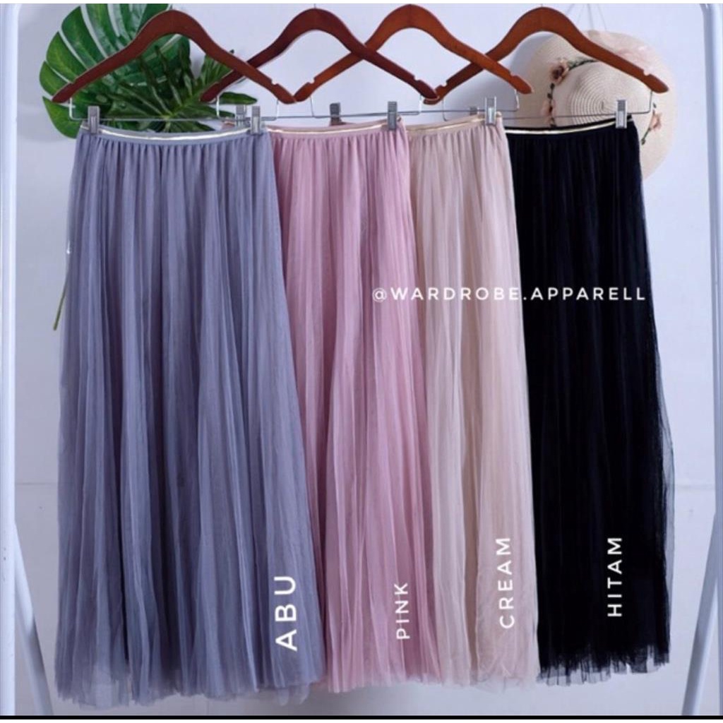 Jual Rok tutu 4 layer premium bangkok bkk/ rok tutu list gold 4 lapis ...