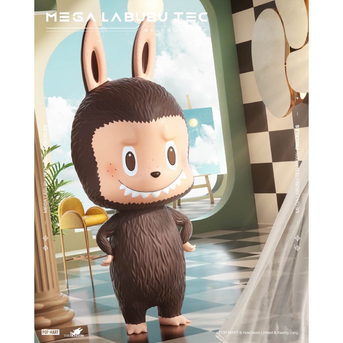 Jual Pop Mart Mega Collection 1000% Labubu Tec Freckles | Shopee Indonesia