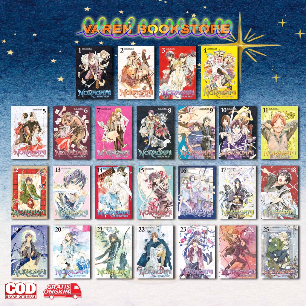 Jual Komik Noragami: Stray God ( 25 book series ) - Adachitoka | Shopee ...