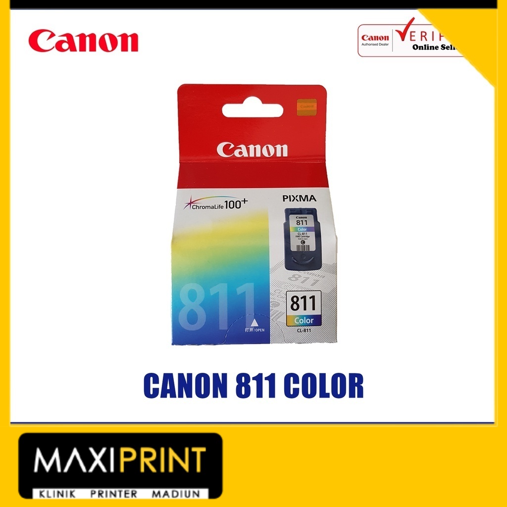 Jual Canon 811 Color (CL-811) Tinta / Cartridge Original | Shopee Indonesia