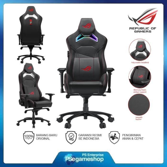 Jual ASUS ROG Chariot Core Gaming Chair / Kursi Gaming ROG | Shopee ...