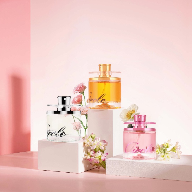 Jual LONKOOM LONG LASTING PARFUME FOR WOMEN - CIRCLE GOLD / PINK FLORAL ...