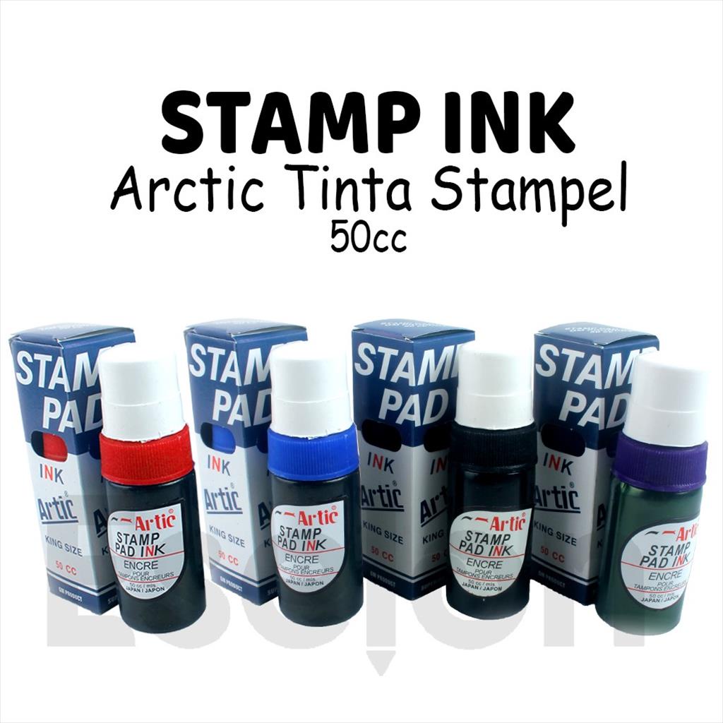 Jual Tinta Bak Stempel ARTIC 50CC / Stamp Pad Ink King Size 50 CC ...