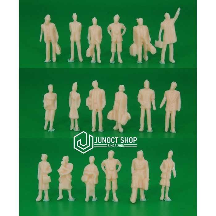 Jual Miniature Figure 1:87 HO Scale Maket Orang Kerja Aktivitas Umum ...