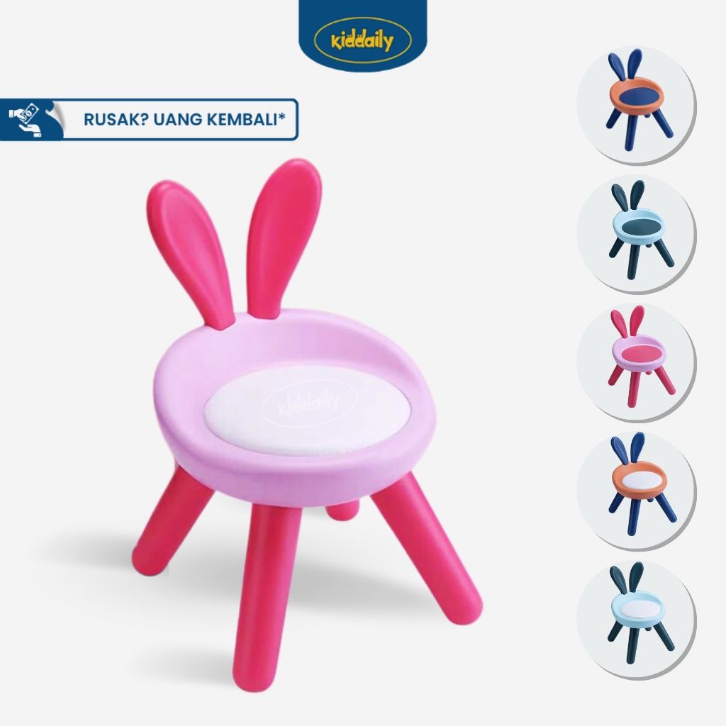 Jual ZENDAILY Kursi Anak Karakter Kelinci Plastik Anak Bunny Chair ...