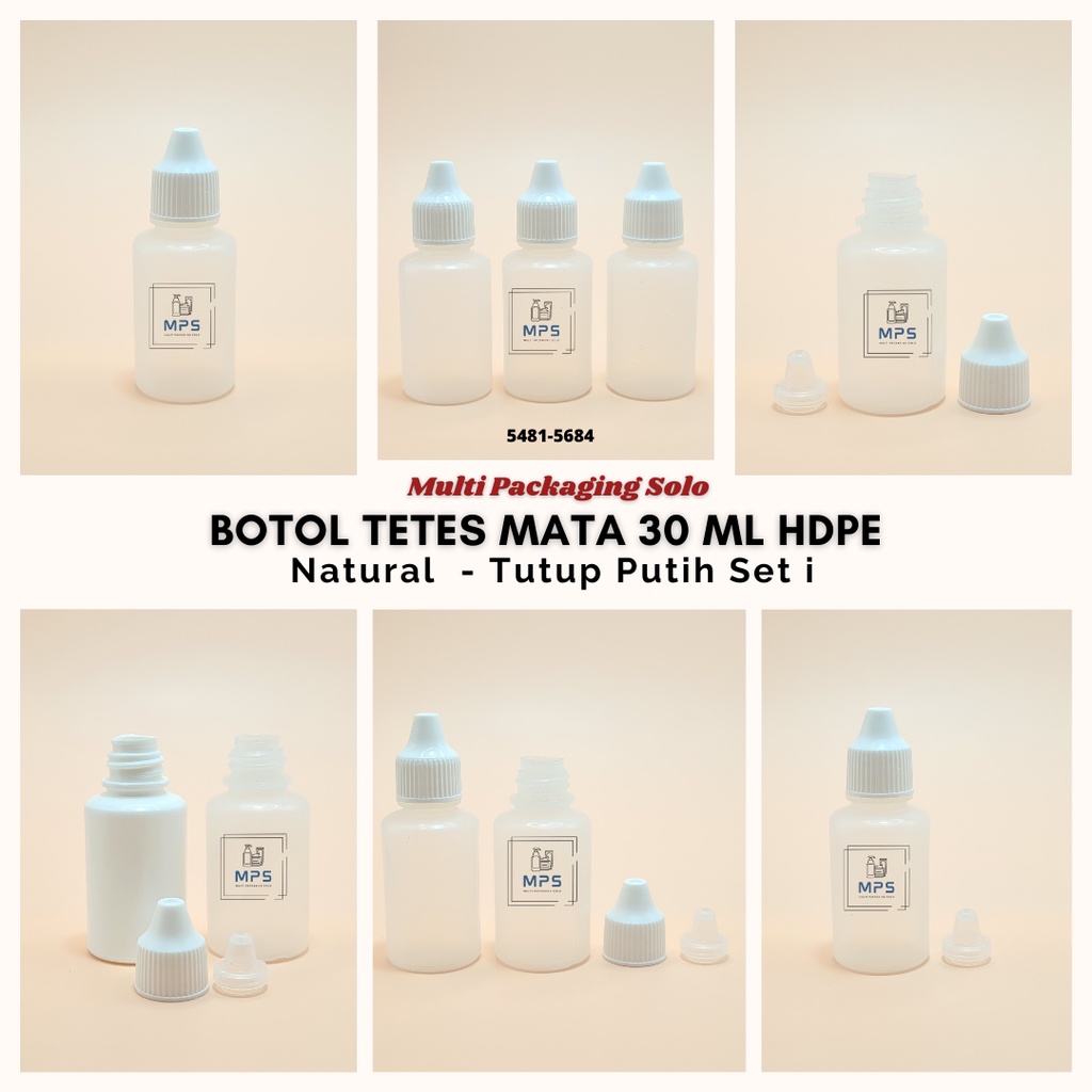 Jual Botol Tetes Mata 30 ml Natural Tidak Segel / Tetes Mata 30 ml ...