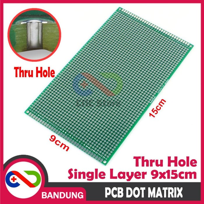 Jual PCB DOT MATRIX THRU HOLE SINGLE LAYER 9X15CM 9*15CM | Shopee Indonesia