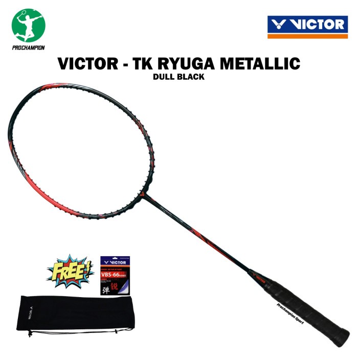 Jual Raket Badminton Victor Thruster TK Ryuga Metallic C Limited LZJ ...