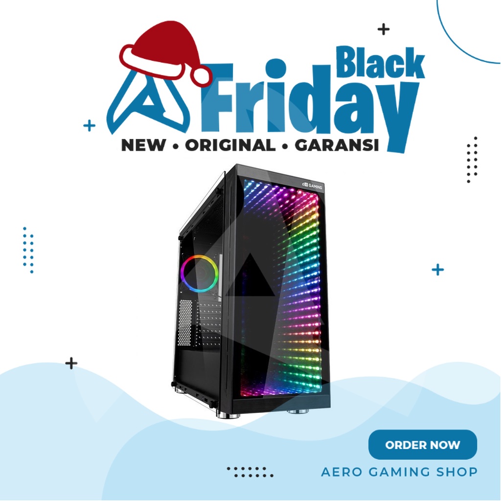Jual Casing DA Mirror RGB Gaming Case | Shopee Indonesia