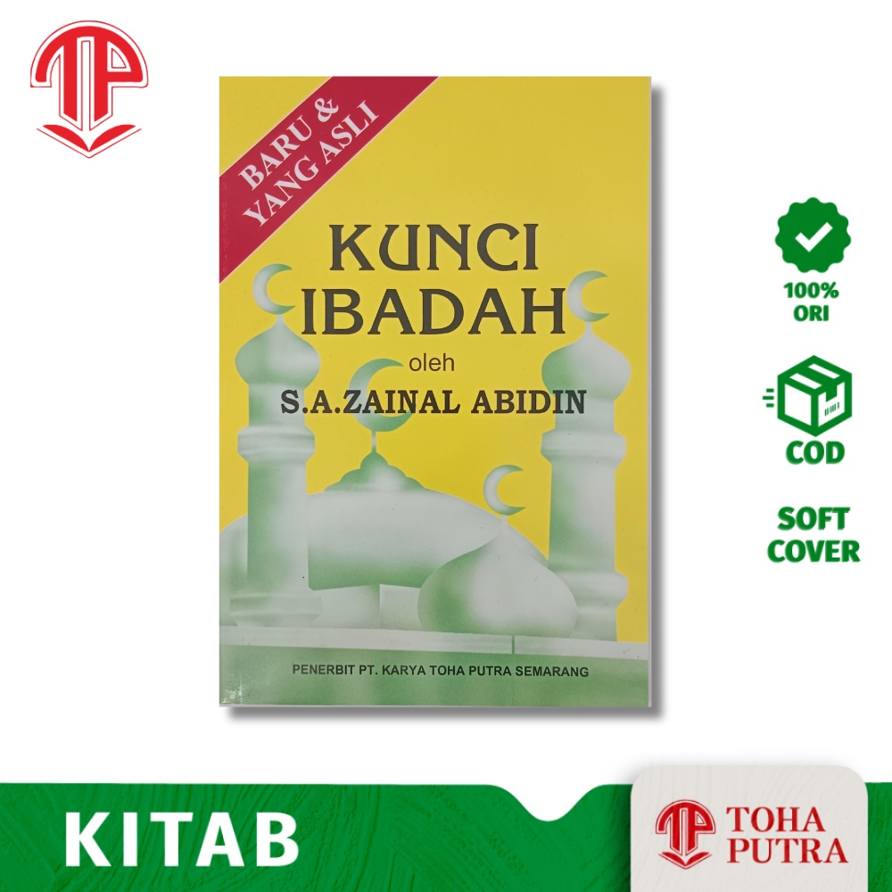 Jual ( A5 Besar ) KITAB KUNCI IBADAH S.A. ZAINAL ABIDIN ORIGINAL ( TOHA ...