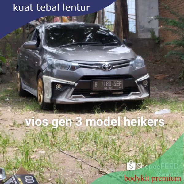 Jual MURAH bodykit vios gen3 yaris heikers body kit | Shopee Indonesia