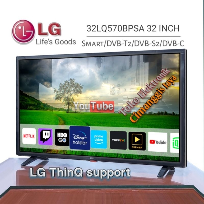 Jual smart tv led LG 32 inch digital 32LQ570BPSA | Shopee Indonesia