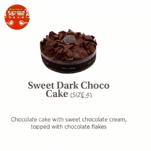 Jual Tous les jours Sweet Dark Choco Cake Medan / Birthday Cake Korea ...