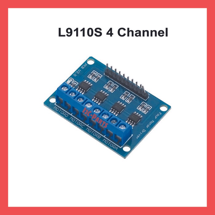 Jual L9110S H-bridge 4-Channel DC Stepper Motor Driver L 9110S board Module | Shopee Indonesia