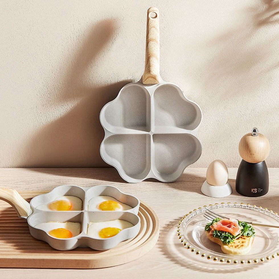 Jual 4 Hole Frying Pan Wajan Penggorengan Telur Pancake Steak Pan ...