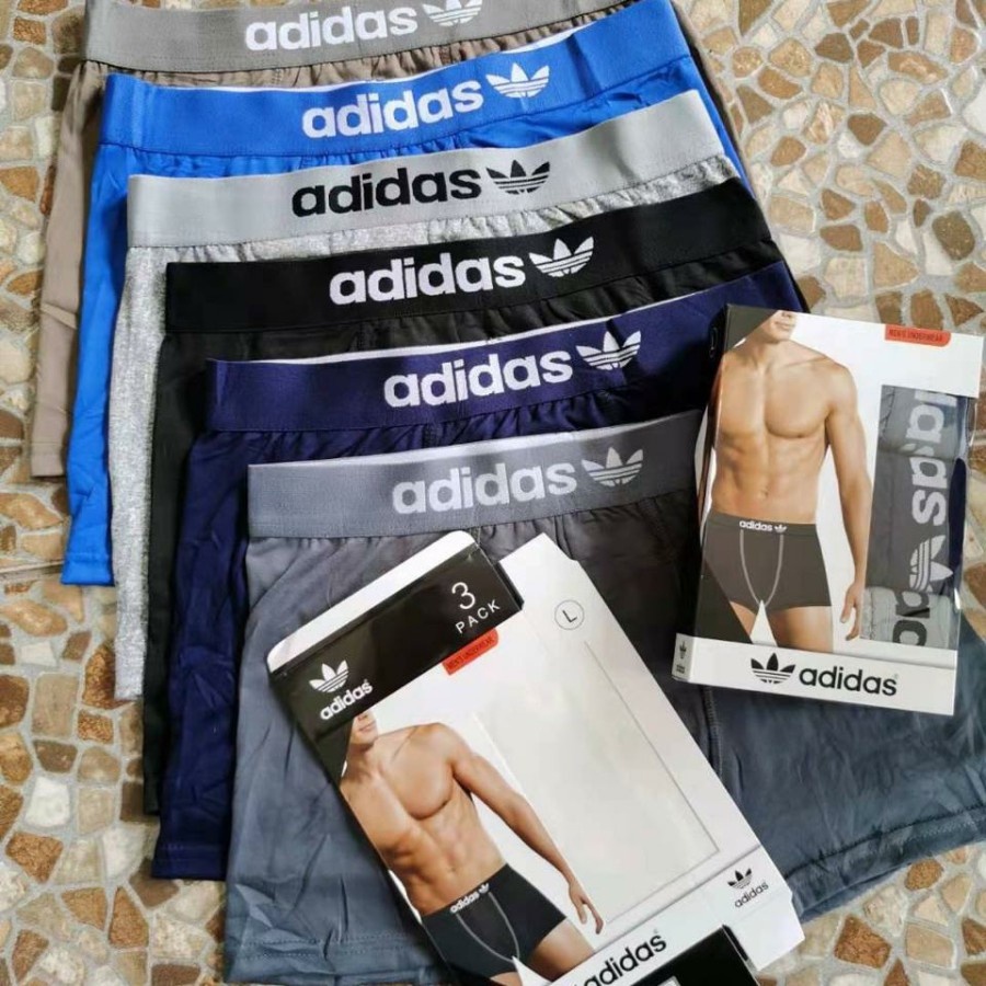 Jual FOREVERSSS_STORE-3PCS/BOXER PRIA AD1DAS / CELANA DALAM BOXER PRIA ...