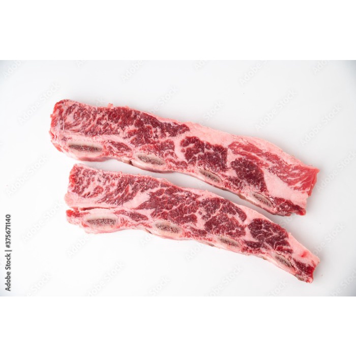 Jual Daging Iga Sapi Galbi Ribs Beef Halal 500 gram Frozen Food Import ...