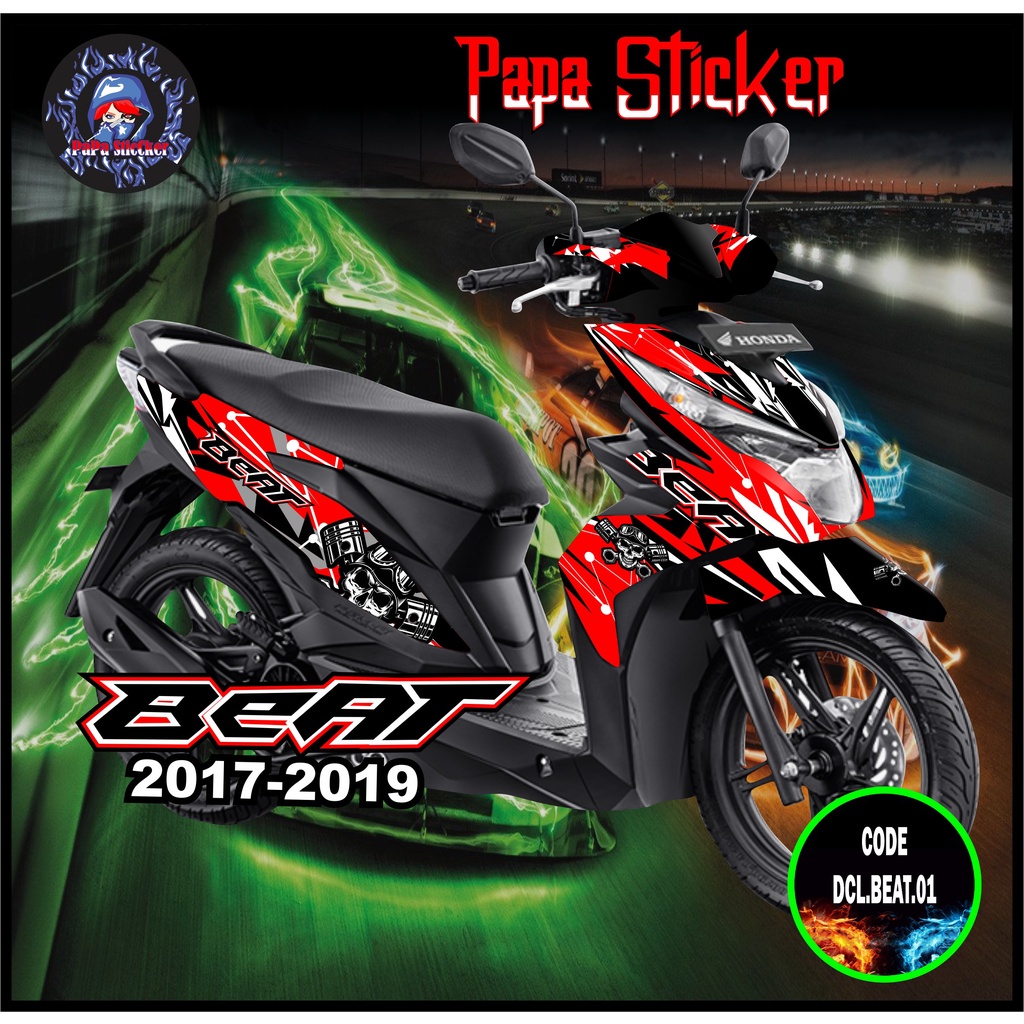 Jual Decal STIKER BEAT FULL BODY Sticker FullBody Beat Esp Tahun 2017 ...