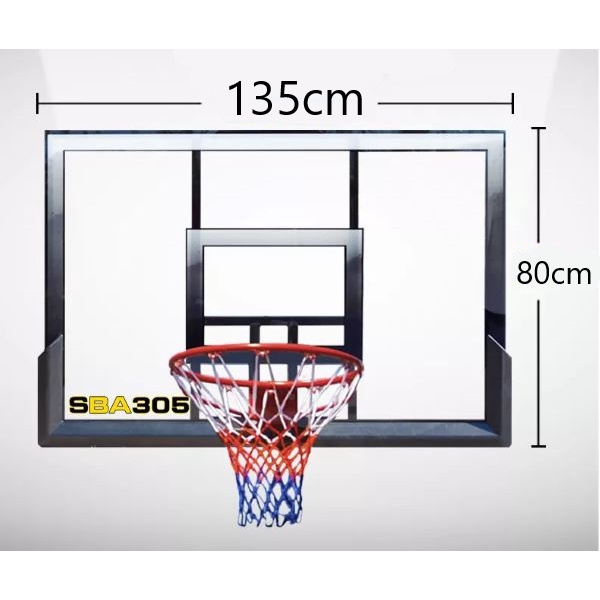 Jual Papan Ring Basket S-030 PROCOURT Portable Portabel Dewasa Pro ...