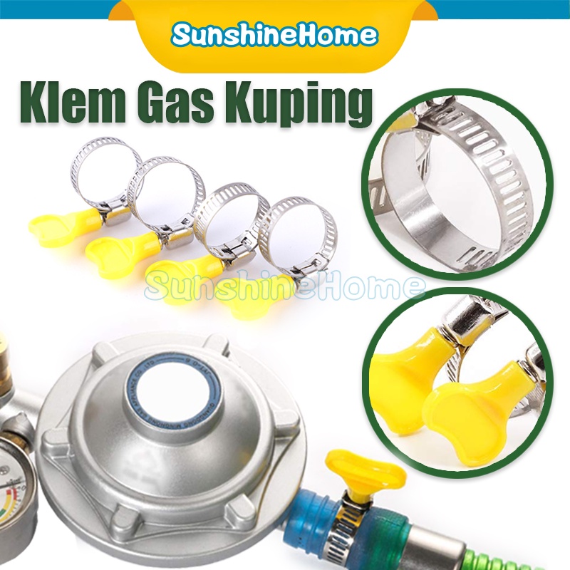 Jual Klem Gas Kuping / Klem Kuping Selang Gas/air - Hose Clamp Cincin ...