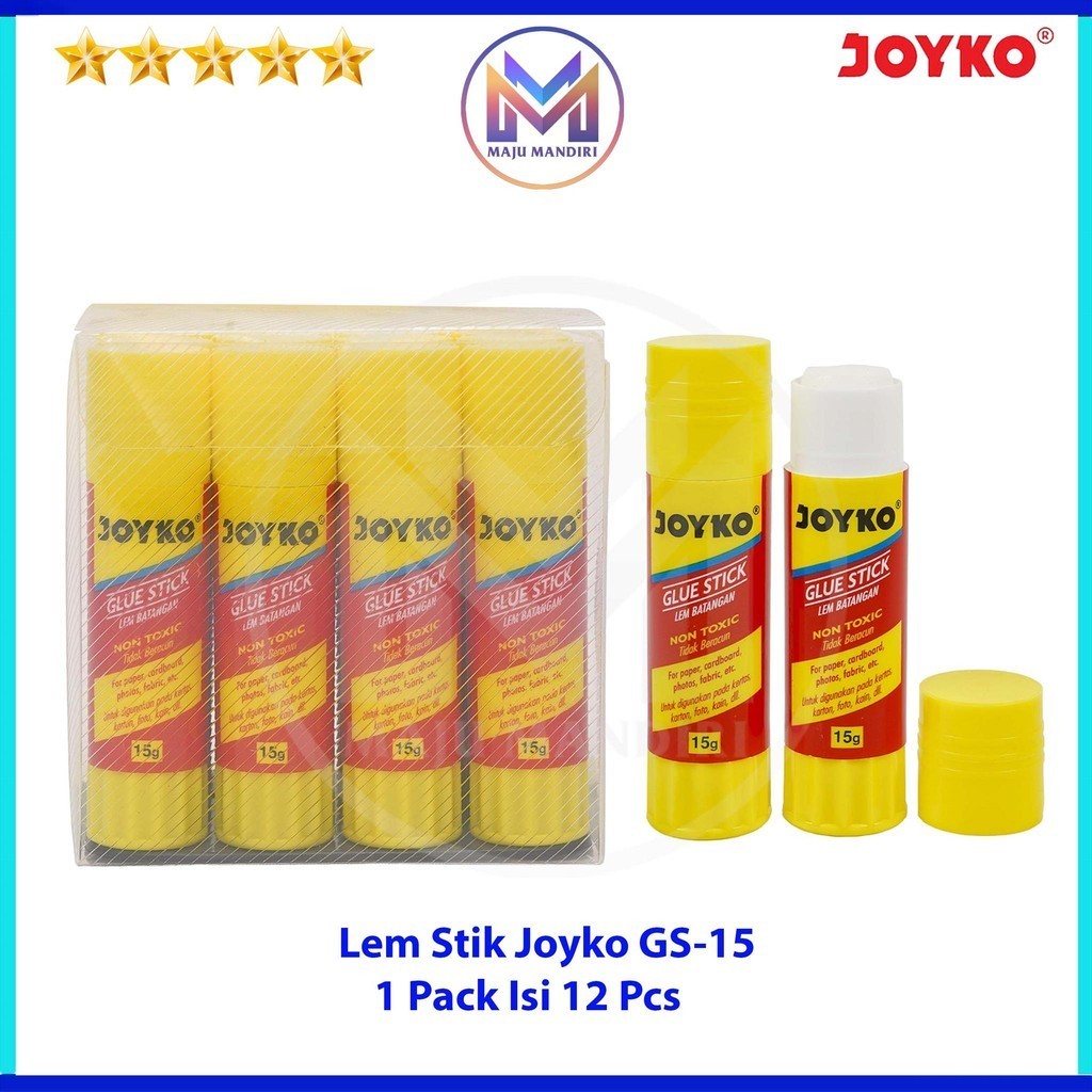 Jual Lem Stik Joyko 15 Gram / Glue Stick 15g / Lem Batang Kertas ...