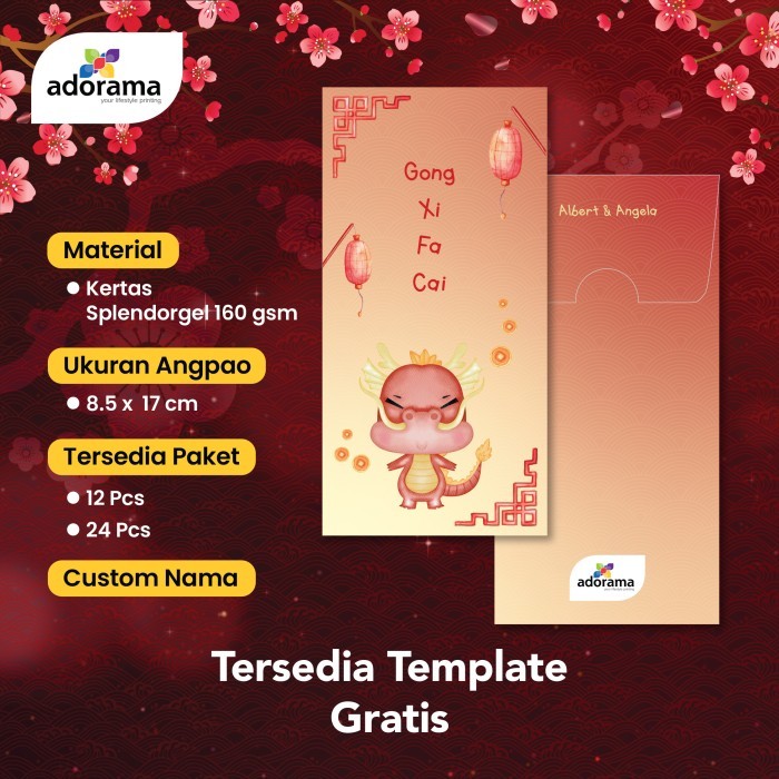 Jual Custom Angpao CNY 2024 - Paket 12 pcs | Shopee Indonesia