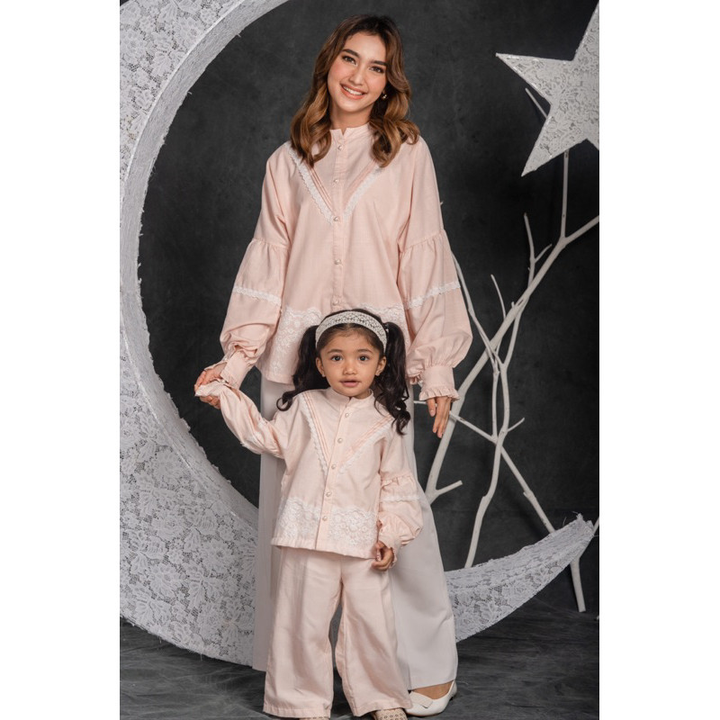 Jual Bohopanna - Ayra Baby Dress Kids Set & Mommy Top - setelan anak bayi muslim hari raya ...