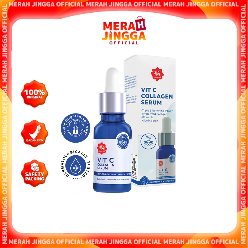 Jual Viva Vitamin C Collagen Serum Triple Brightening Power Action 20ml ...