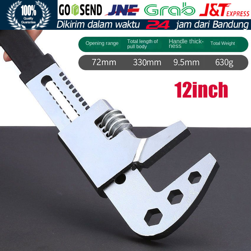 Jual 12 Inch F-Type Wrench Multifungsi / Kunci Inggris Model F / Kunci ...