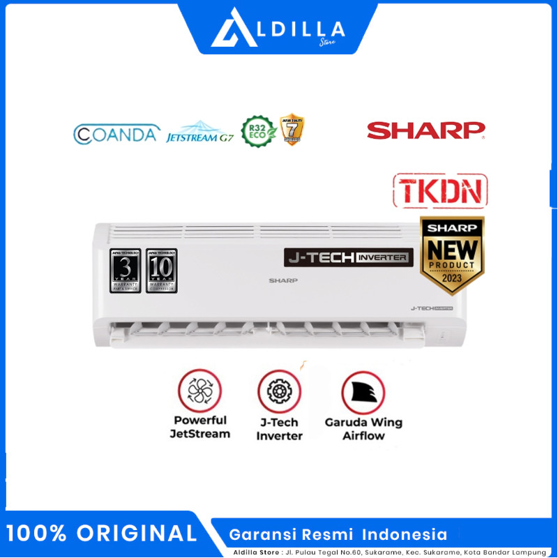 Jual AC SHARP AH-X 10BEY / AH-X06BEY INVERTER GARANSI RESMI - Two-Way ...