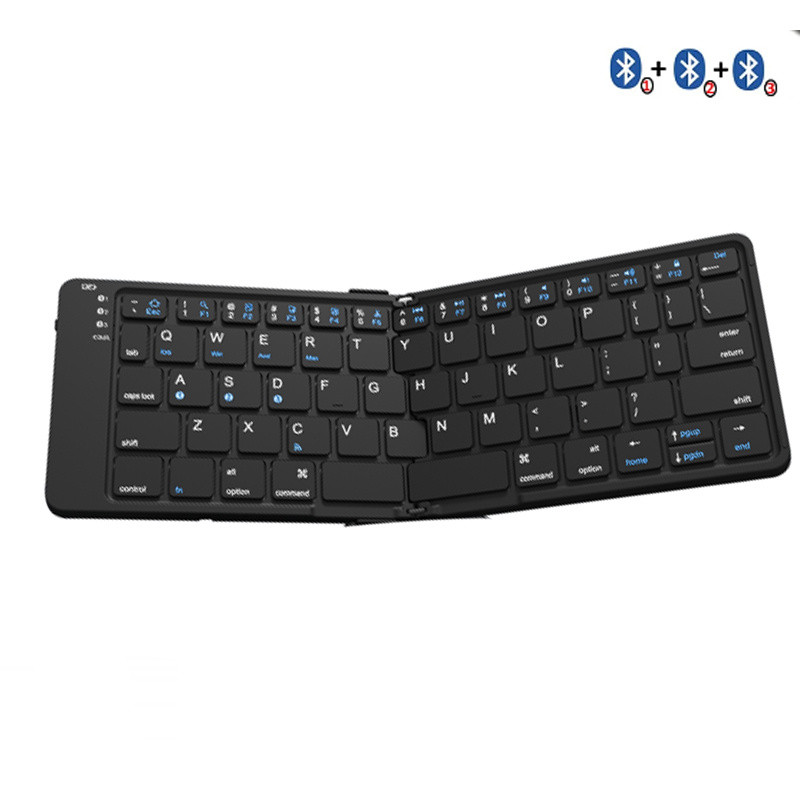 Jual BOW Foldable Bluetooth Keyboard Rechargeable Wireless Keyboard ...
