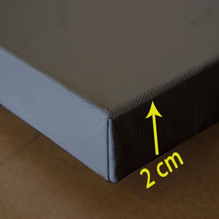 Jual Kanvas Lukis Hitam Spanram 50x50 cm Black Canvas Frame 50x50 cm ...