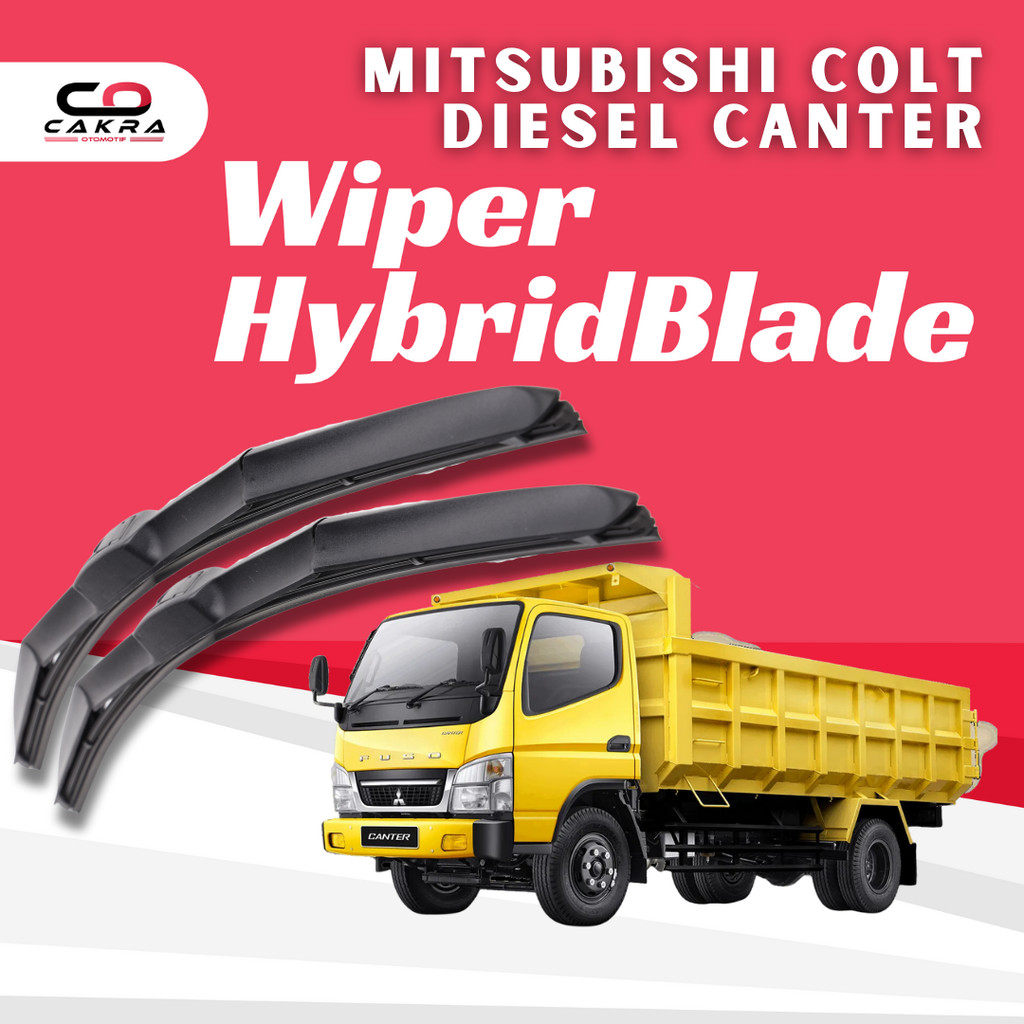 Jual Wiper Hybrid Mitsubishi Truk Colt Diesel Canter Frameless 1 Set ...