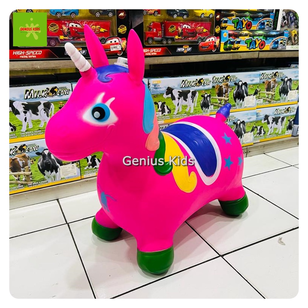 Jual Mainan Anak Kuda Kudaan Karet Tebal Animal Jumping Musik | Shopee ...